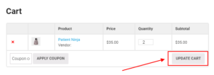 Remove Update Cart button in WooCommerce - YourBlogCoach