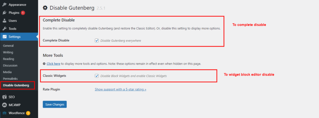 How to Disable Widget Block Editor (Gutenberg) in WordPress? - YourBlogCoach