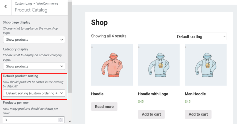 How to Change Default Product Sorting in WooCommerce?