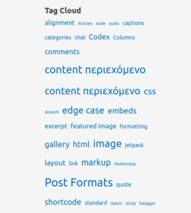 Display a Tag Cloud in WordPress - YourBlogCoach